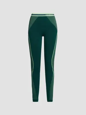 Casablanca Logo-print Seamless Performance Leggings - Green