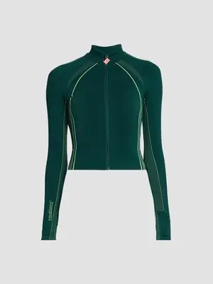 Casablanca Seamless Performance Zip Up Jacket