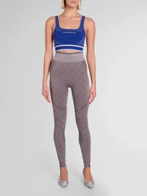 Casablanca Seamless Monogram Leggings