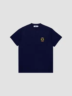 ARRELS BARCELONA Cat Cotton T-shirt - Navy