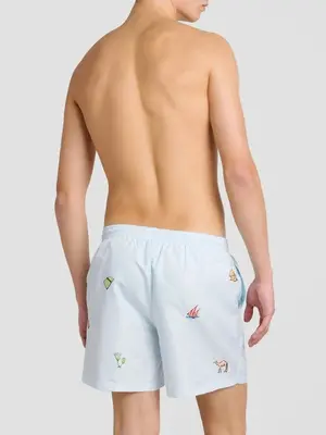 Casablanca Printed Swim Shorts