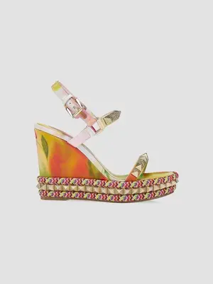 CHRISTIAN LOUBOUTIN Pyra Clou 110mm Sandals - Multicolor