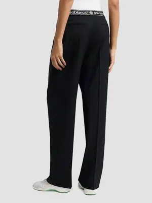 Casablanca Wool Relaxed Trousers