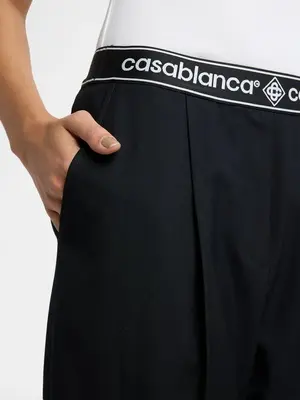 Casablanca Wool Relaxed Trousers