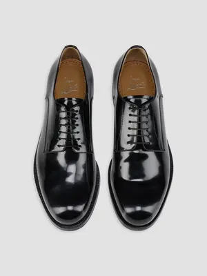 CHRISTIAN LOUBOUTIN Moustachou Leather Derby Shoes