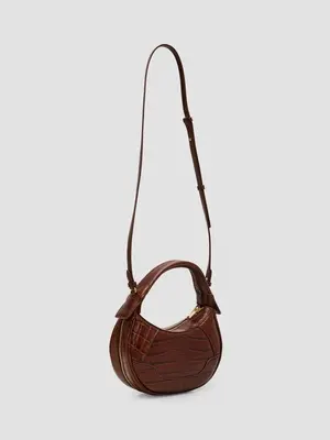 Casablanca Biker Leather Crossbody Bag