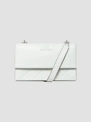 Tory Burch Fleming Convertible Leather Shoulder Bag