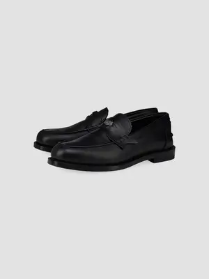 CHRISTIAN LOUBOUTIN The Plato Leather Loafers - Black