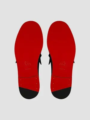 CHRISTIAN LOUBOUTIN The Plato Leather Loafers - Black