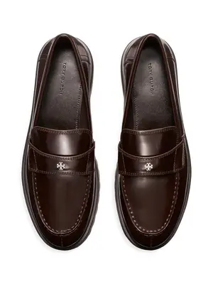 Tory Burch Classic Leather Lug-sole Loafers
