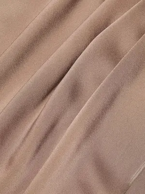 Lapointe Caftan Balloon-sleeve Turtleneck Satin Top - Cinder