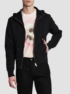 Alexander McQueen Full-zip Cotton Hoodie