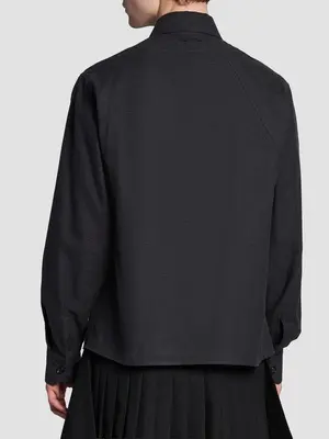 Alexander McQueen Harness Cotton Flannel Shirt