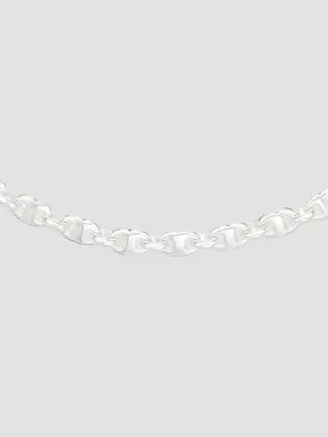 Tory Burch Gemini Silvertone Chain Necklace