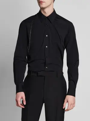 Alexander McQueen Jewelry Harness Shirt