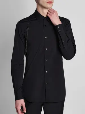 Alexander McQueen Jewelry Harness Shirt