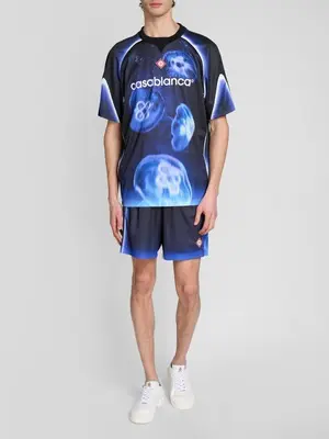 Casablanca Football Mesh Shorts