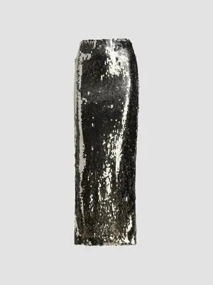 Lapointe Re-edition Sequined Stretch Pencil Midi-skirt