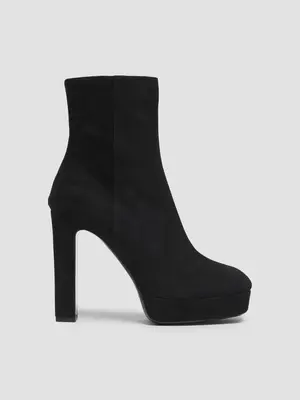 JIMMY CHOO Marene 120mm Suede Platform Ankle Boots