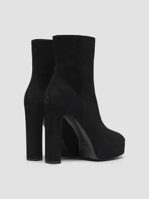 JIMMY CHOO Marene 120mm Suede Platform Ankle Boots