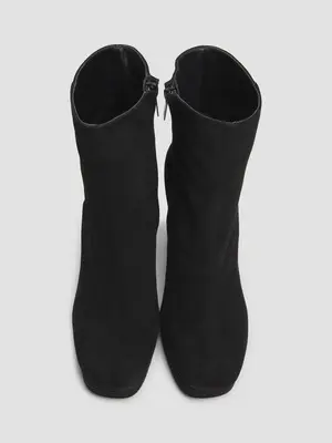 JIMMY CHOO Marene 120mm Suede Platform Ankle Boots