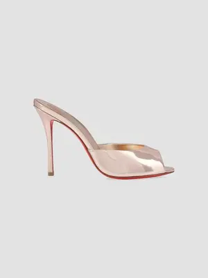 CHRISTIAN LOUBOUTIN Me Dolly 100mm Mule Sandals - Leche