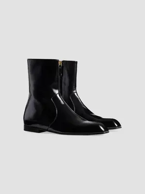 Khaite Colt Leather Ankle Boots