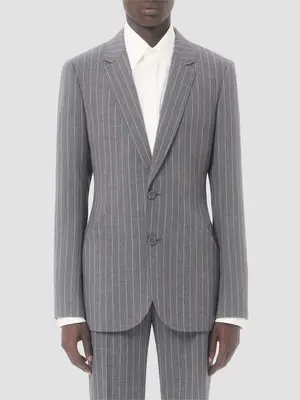 Valentino Garavani Single-breasted Jacket In Pinstripe Wool