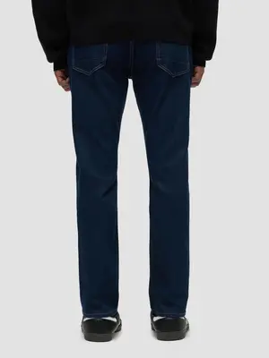 Hudson Jeans Blake Contrast Topstitched Slim-straight Jeans