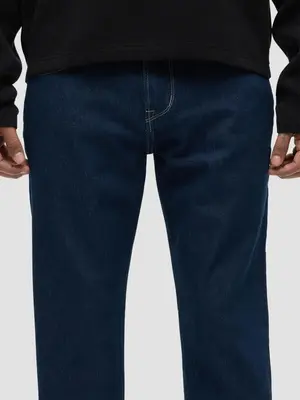 Hudson Jeans Blake Contrast Topstitched Slim-straight Jeans