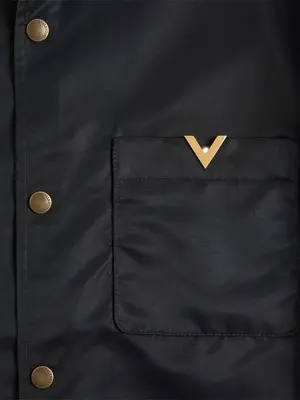 Valentino Garavani Nylon Shirt Jacket With Vgold