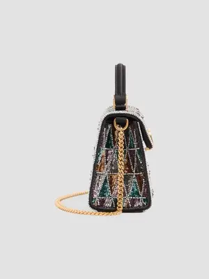 Valentino Garavani Vsling Mini Embroidered Top Handle Bag - Multicolor
