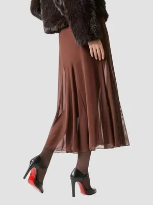 CHRISTIAN LOUBOUTIN Fanny Demie 100mm Leather Heels