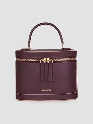 PARIS/64 Prismatic Leather Top Handle Bag