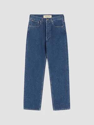 Valentino Garavani Jeans With Vgold - Denim
