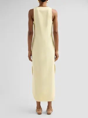 Wardrobe.NYC Side-slit Tank Midi Dress