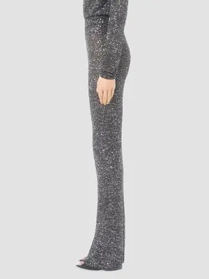 Valentino Garavani Sequin Thread Knit Pants