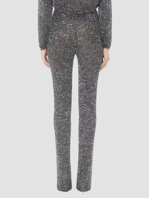 Valentino Garavani Sequin Thread Knit Pants