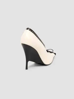 Alexander McQueen Koko 110mm Leather Wedge Pumps