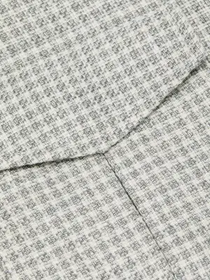 SARTORIO NAPOLI Joly Checked Linen-blend Zip-front Jacket