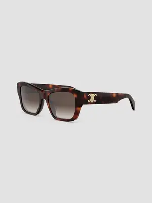 Celine Triomphe 55mm Square Sunglasses - Brown