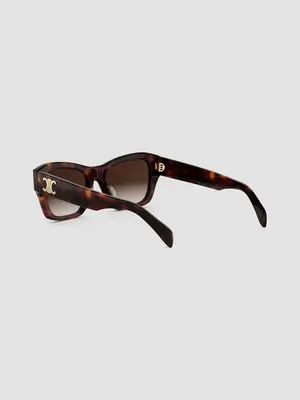 Celine Triomphe 55mm Square Sunglasses - Brown