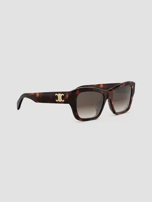 Celine Triomphe 55mm Square Sunglasses - Brown