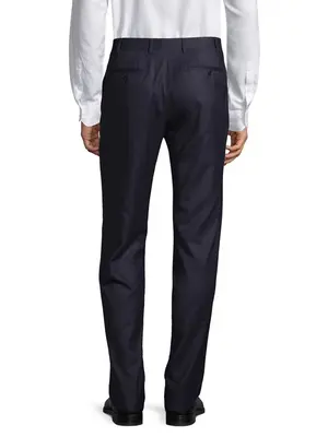 Canali Flannel Wool Trousers