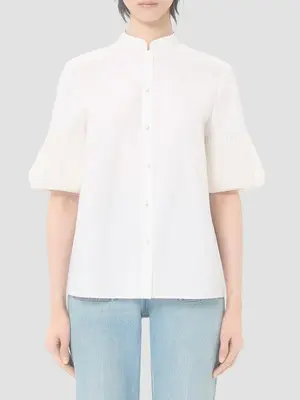 Valentino Garavani Embroidered Cotton Poplin Shirt