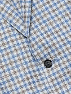 SARTORIO NAPOLI Gingham Wool-blend Sport Coat