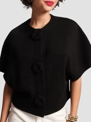 FRANCES VALENTINE Carnegie Wool Shrug