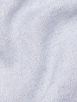 Canali Linen Button-front Shirt - Light Grey