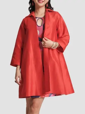 FRANCES VALENTINE Charlotte Open-front Topper Jacket
