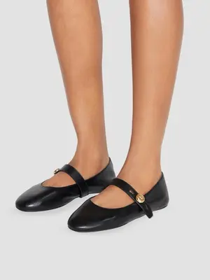 Tory Burch Romy Leather Mary Janes
